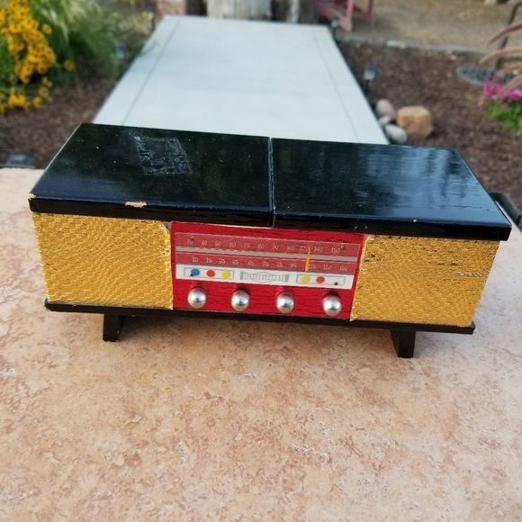 Accents | Vintage Stero Console Music Box | Poshmark